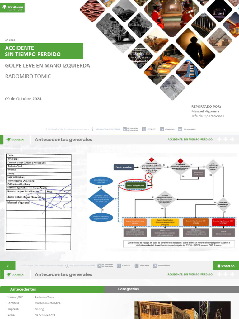 Reporte Flash STP Finning 09-10-2024 | PDF