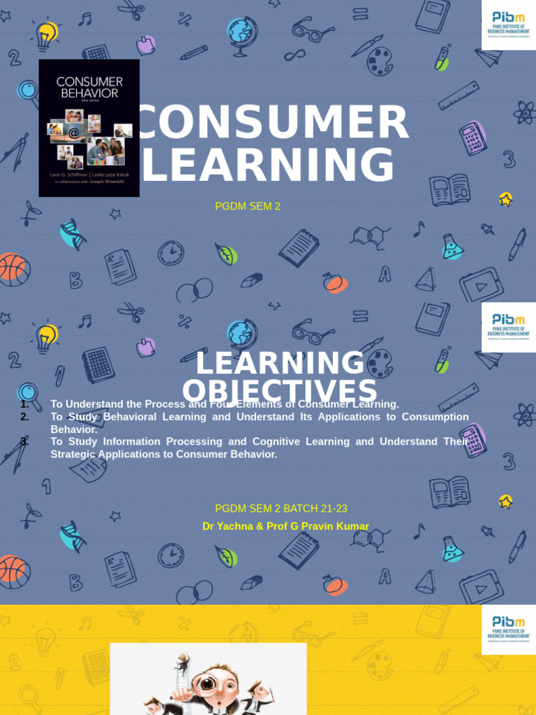 Consumer Learning | PDF