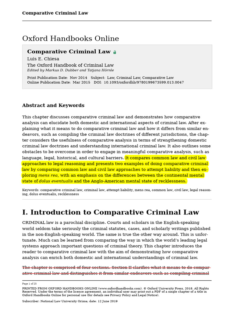 Common V Civil Criminal Law | PDF