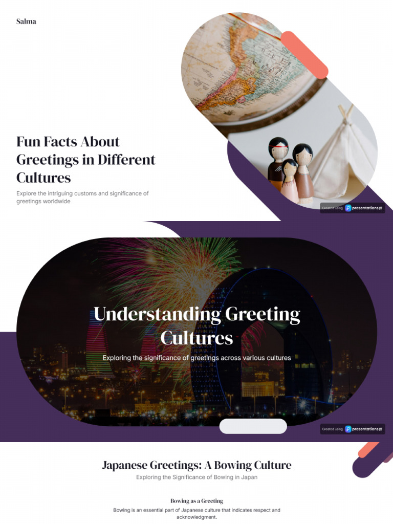 Fun Facts About Cultural Greetings | PDF