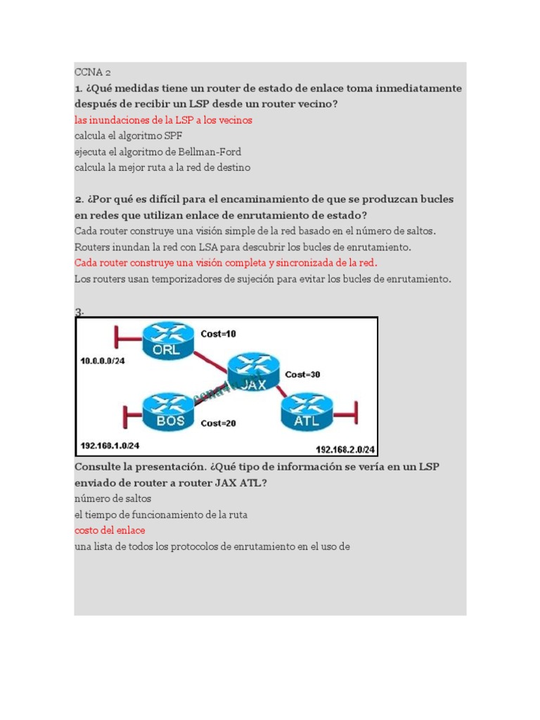 Capitulo 10 Ccna2 | PDF | Enrutador (Computación) | Enrutamiento