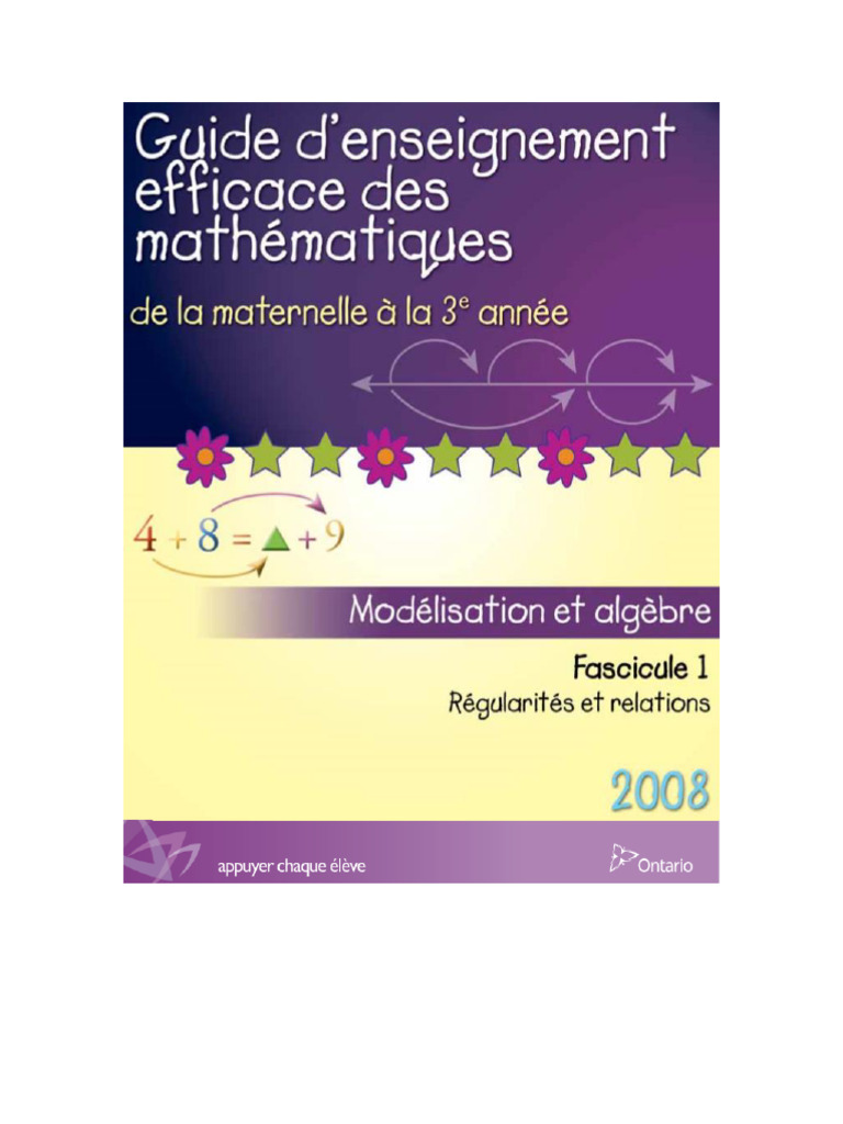 Mod Lisation Et Alg Bre - Fascicule 1 - R Gularit S Et Relations-AODA | PDF