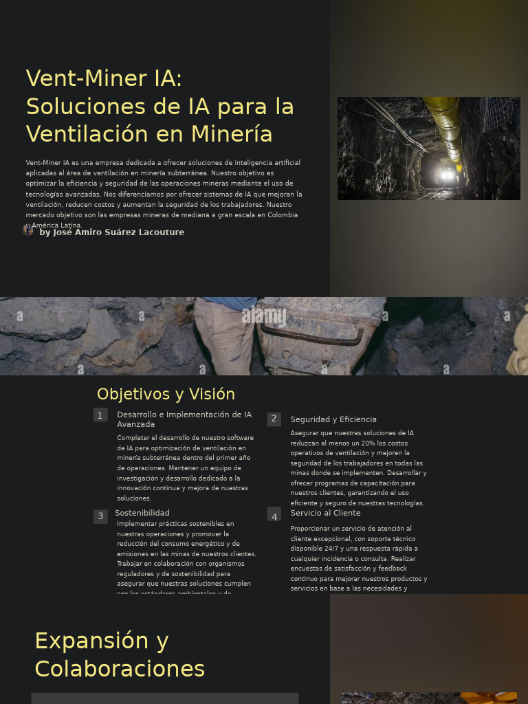 Vent Miner IA Soluciones de IA para La Ventilacion en Mineria | PDF