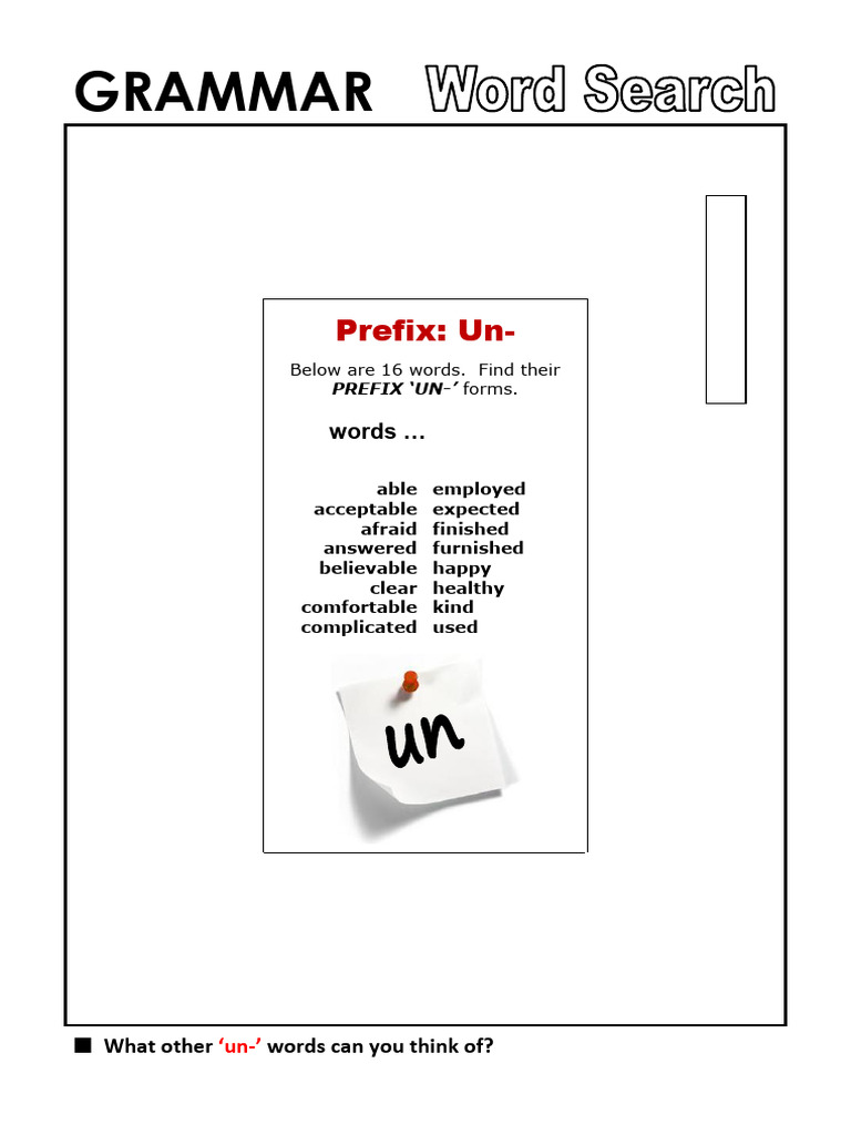 Un - Prefix | PDF