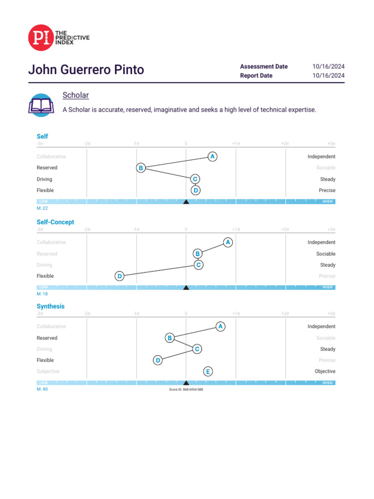 Guerrero Pinto, John - Behavioral Report | PDF