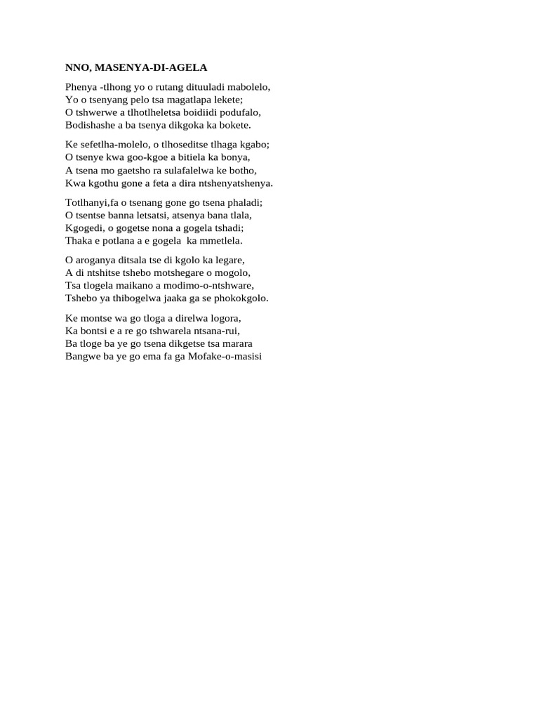 Nno Maseya | PDF