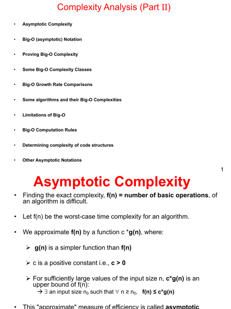 02 ComplexityAnalysis-Part2 091 | PDF