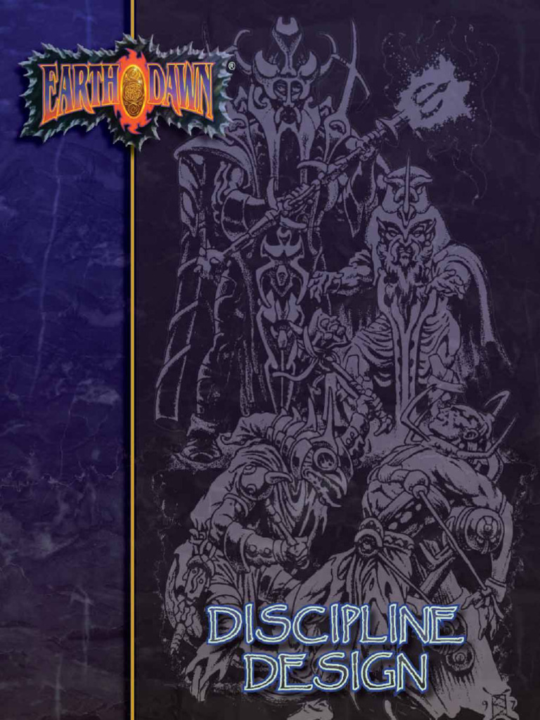 Earthdawn - 2nd Edition, Red Brick Classic - Discipline Design | PDF