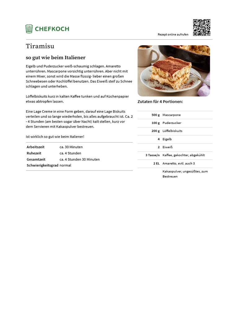 Tiramisu | PDF