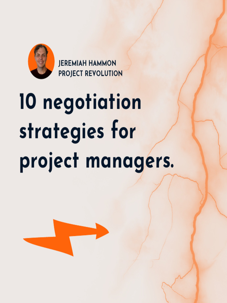 Negotiation Strategies For Project Management 1728396815 | PDF