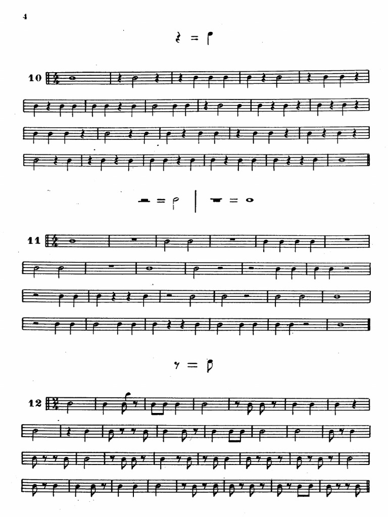 Lecture Rythmique Croche | PDF