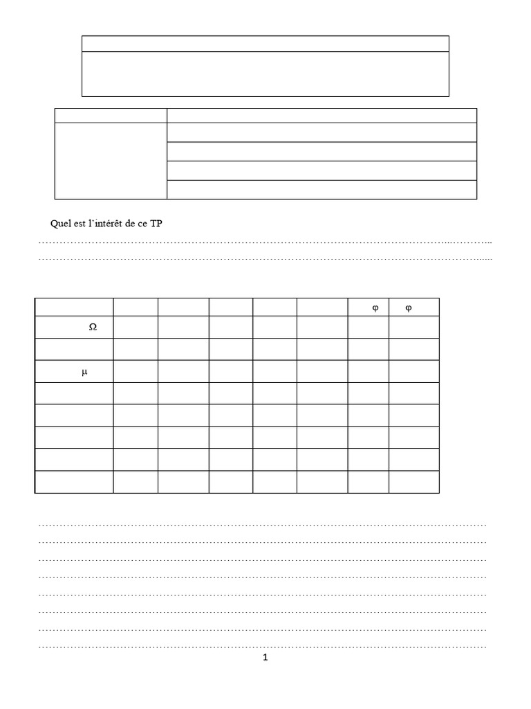 TP1 Compte - Rendu ELT 2019 | PDF