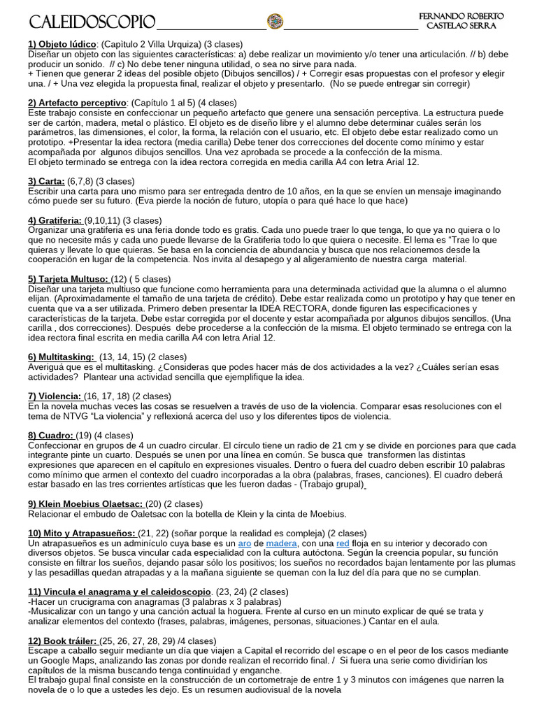 1Tp Final Caleidoscopio | PDF