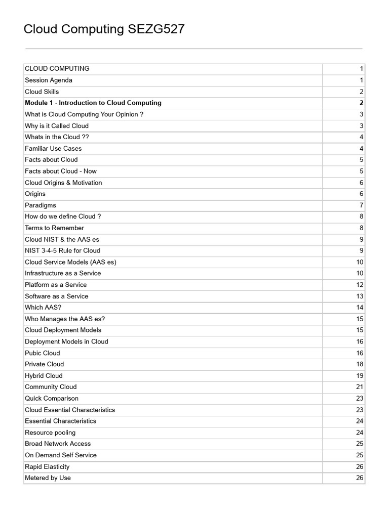 Cloud Computing SEZG527 | PDF