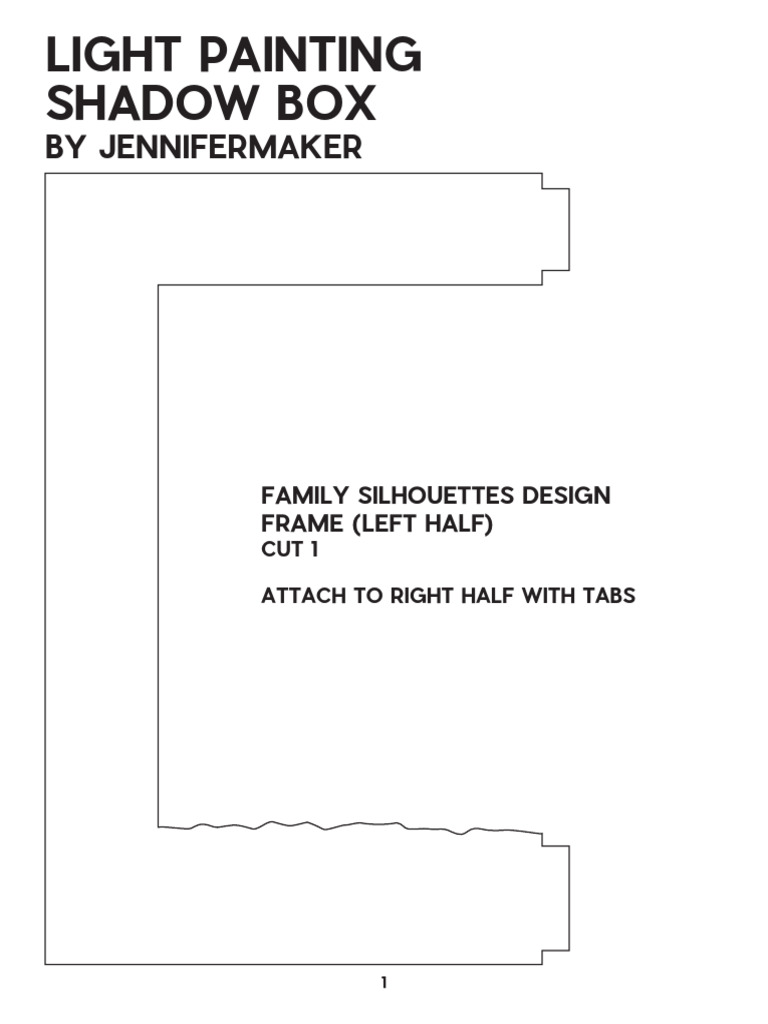 Light Painting Shadow Box Silhouettes Jennifermaker PDF | PDF | Cooking ...