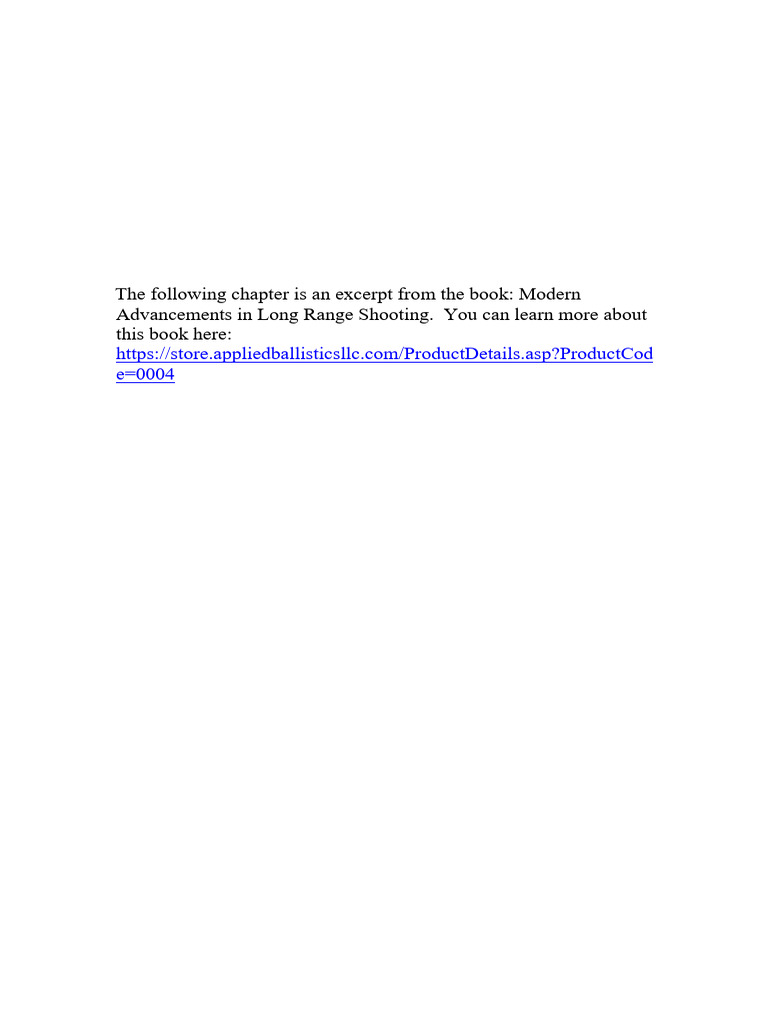The Following Chapter Is An Excerpt From The Book: Modern Advancements ...