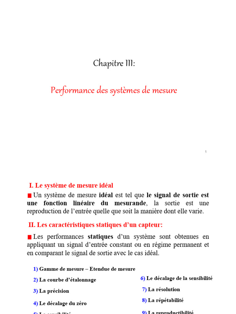 Chapitre 3 Mesure | PDF