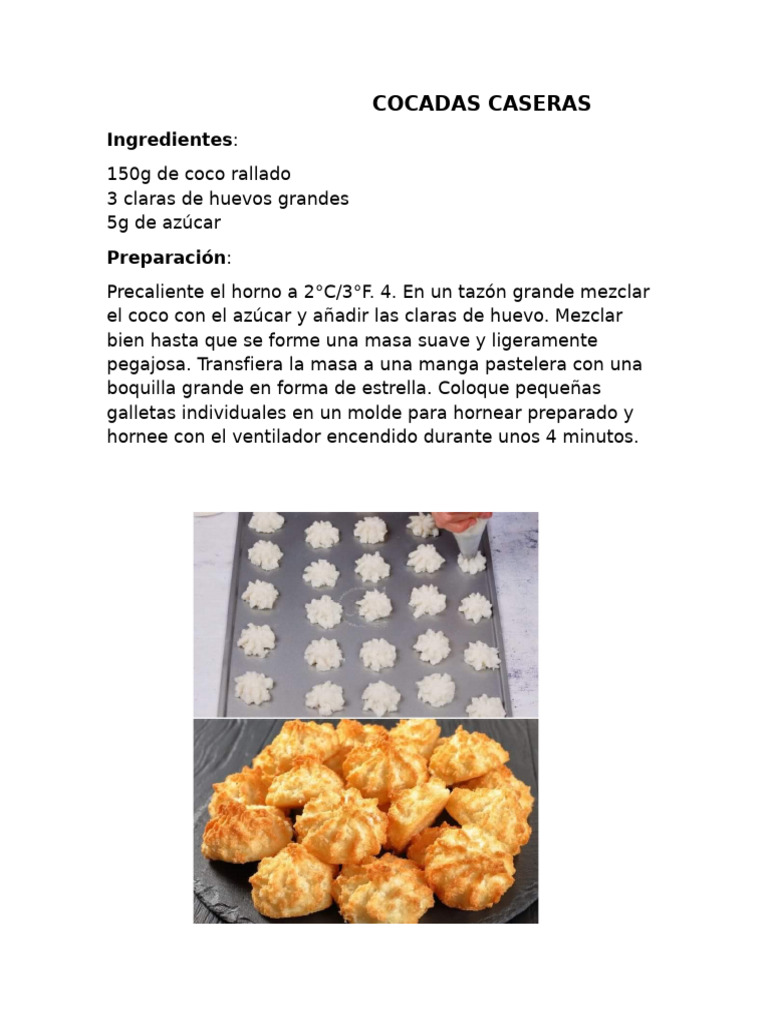 Cocadas | PDF