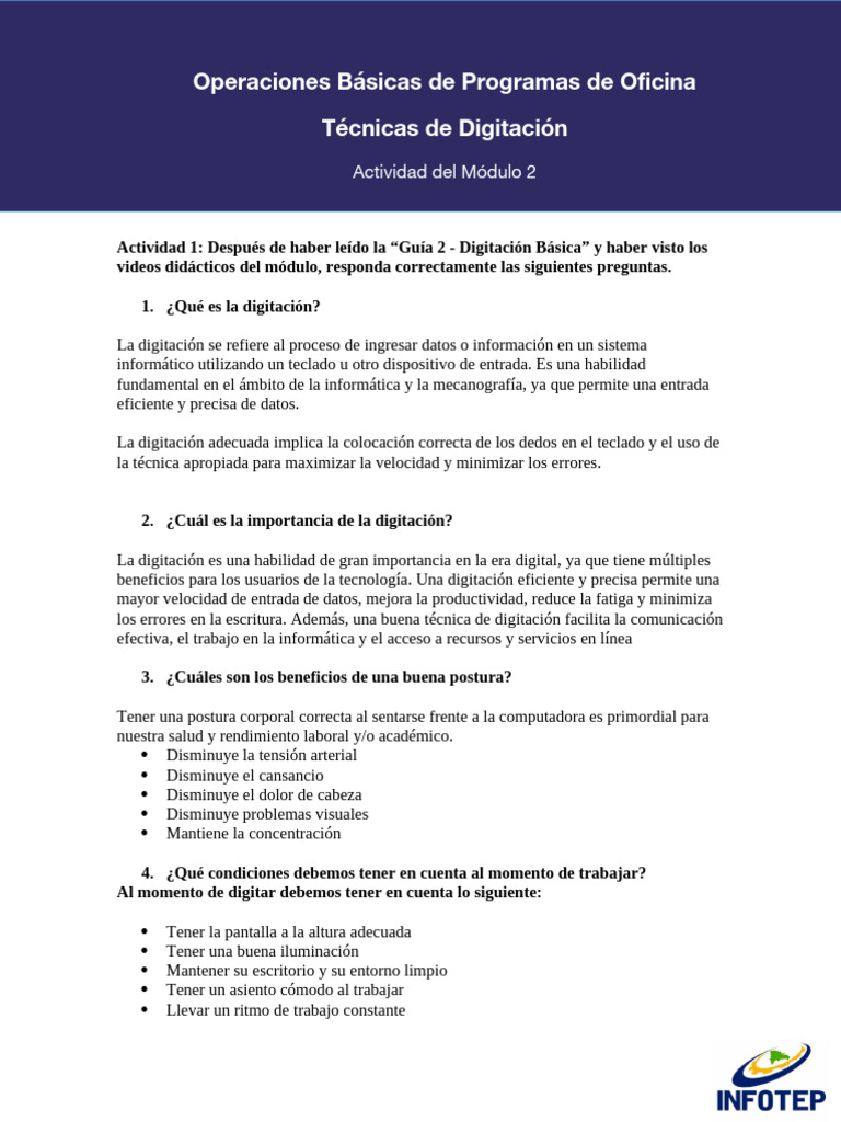 Actividad 2 - Módulo 2 | PDF