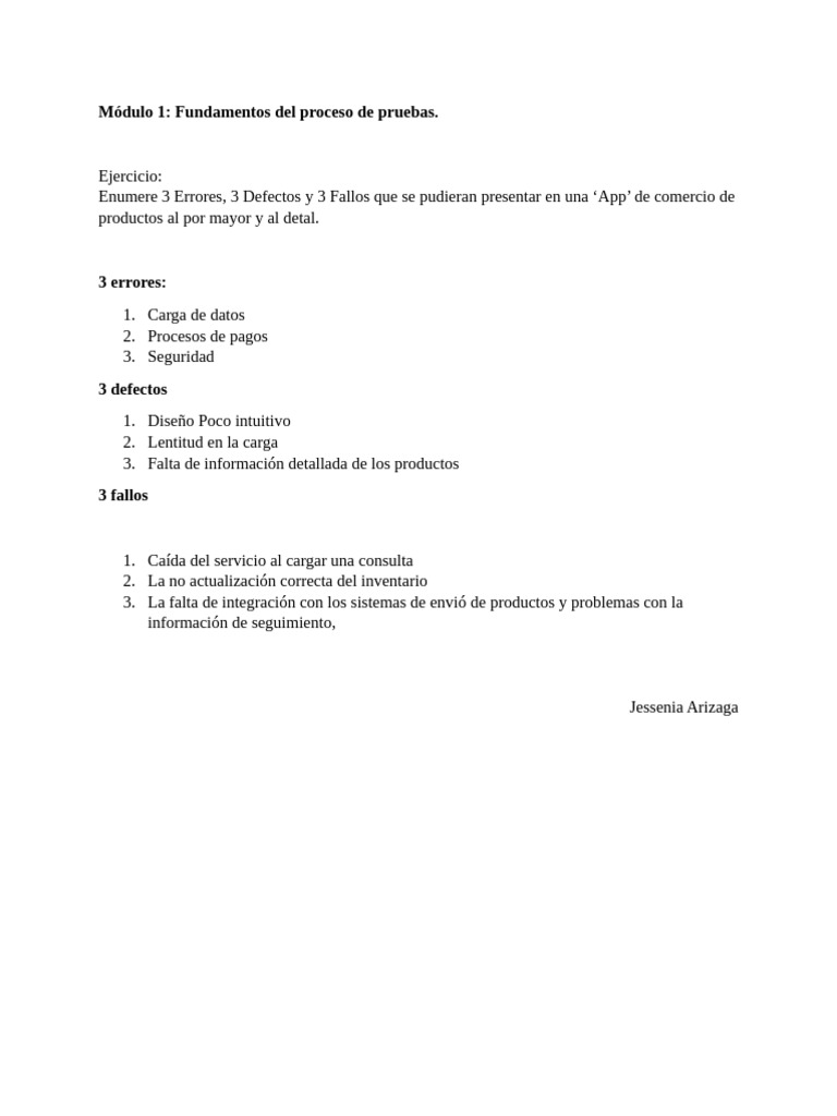 Módulo 1 - Fundamentos Del Proceso de Pruebas | PDF