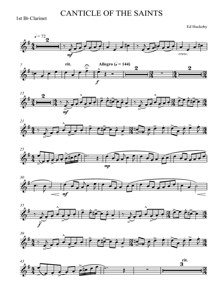 1st BB Clarinet | PDF