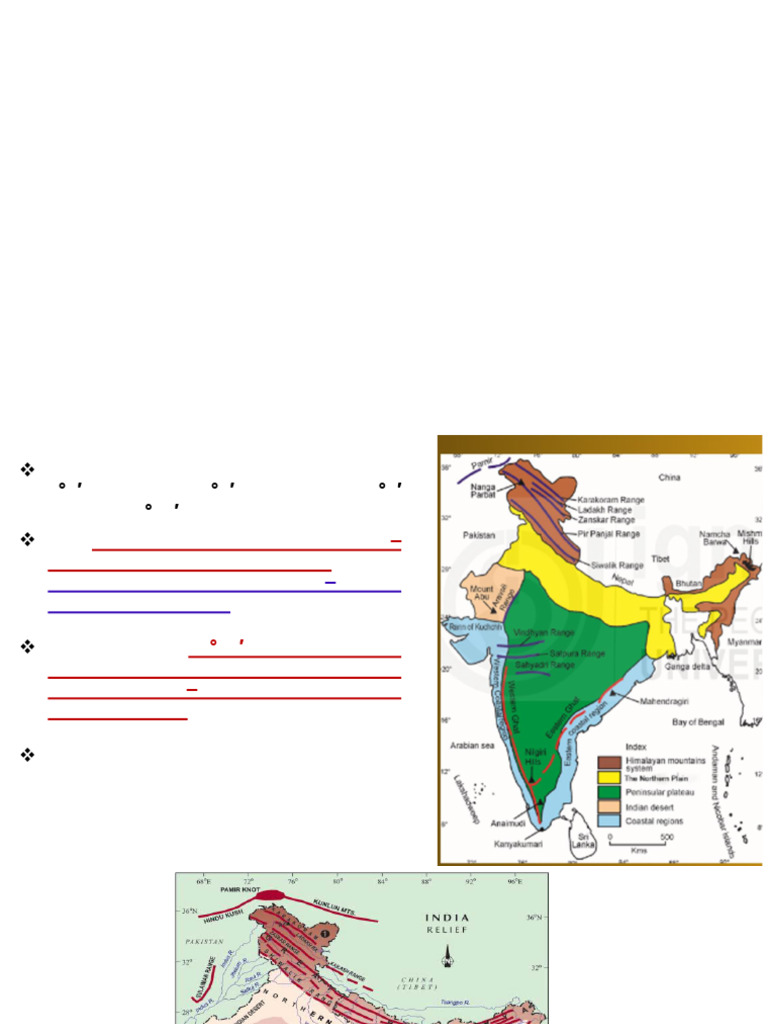 Unit 2 - Physiographic Div of India - CO2 | PDF