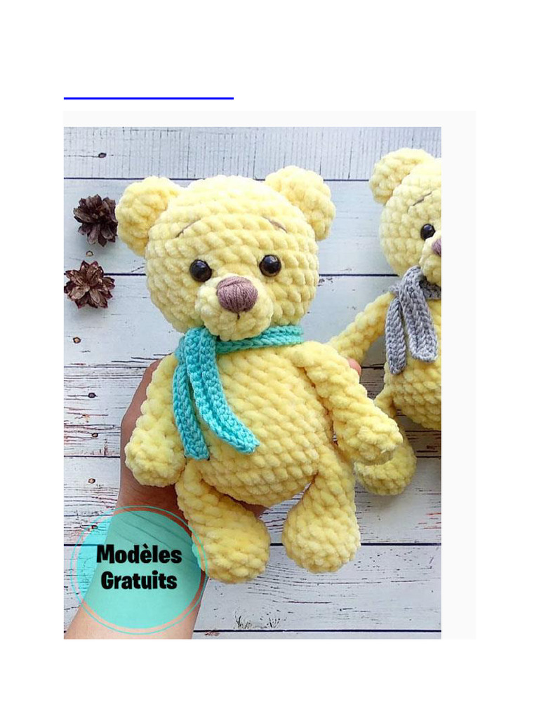 Ours de Velours Amigurumi PDF Modele Gratuit Crochet | PDF
