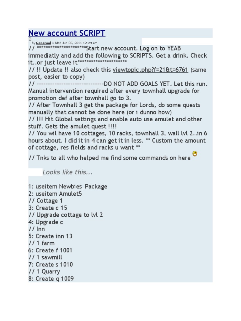 New Account SCRIPT | PDF | Leisure