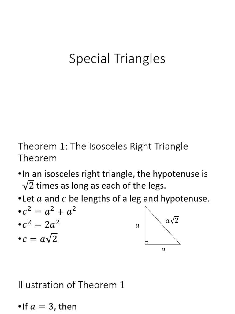 L6-Special Triangles | PDF