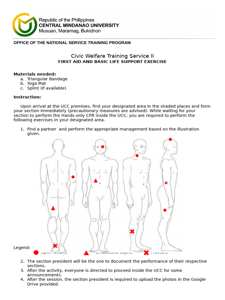FA BLS Exercises Guidance and Instruction | PDF