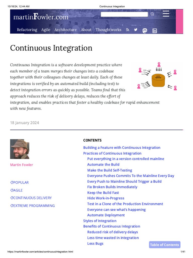 Continuous Integration | PDF