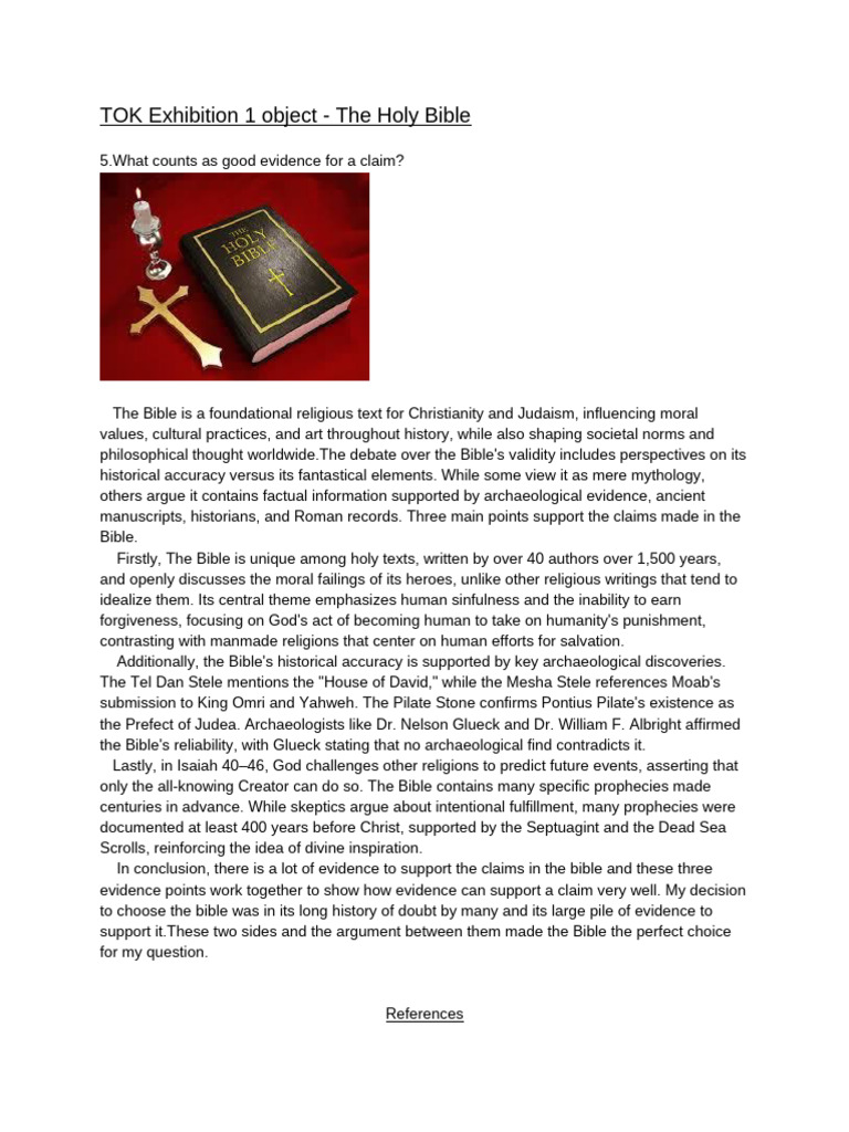 TOK Exhibition 1 Object | PDF