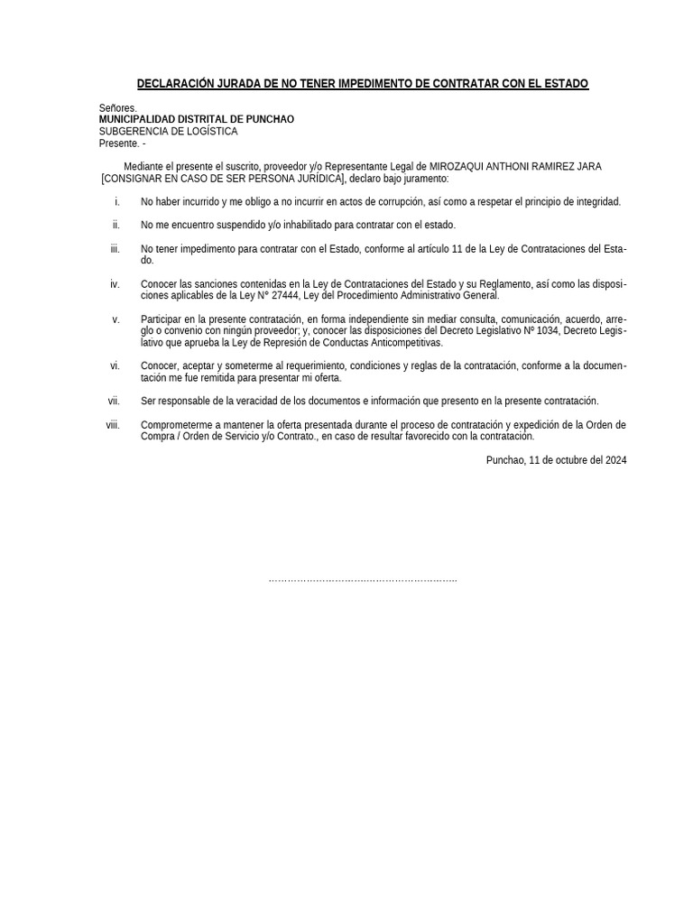 Anexos Punchao | PDF