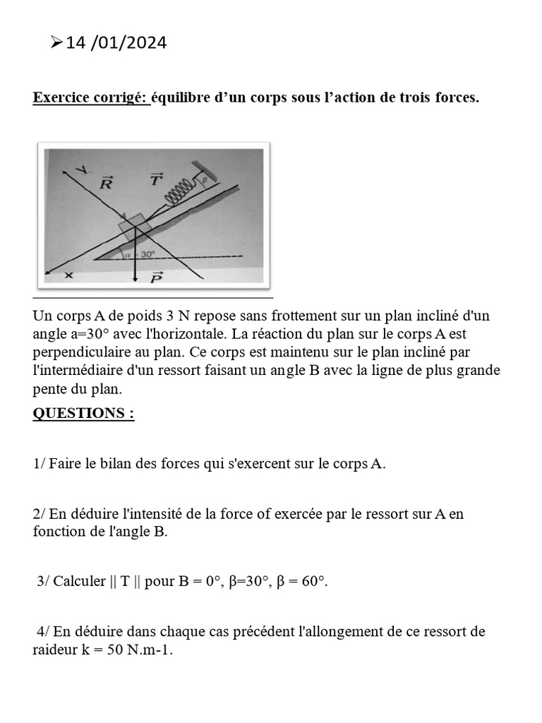 Bilan Des Forces | PDF