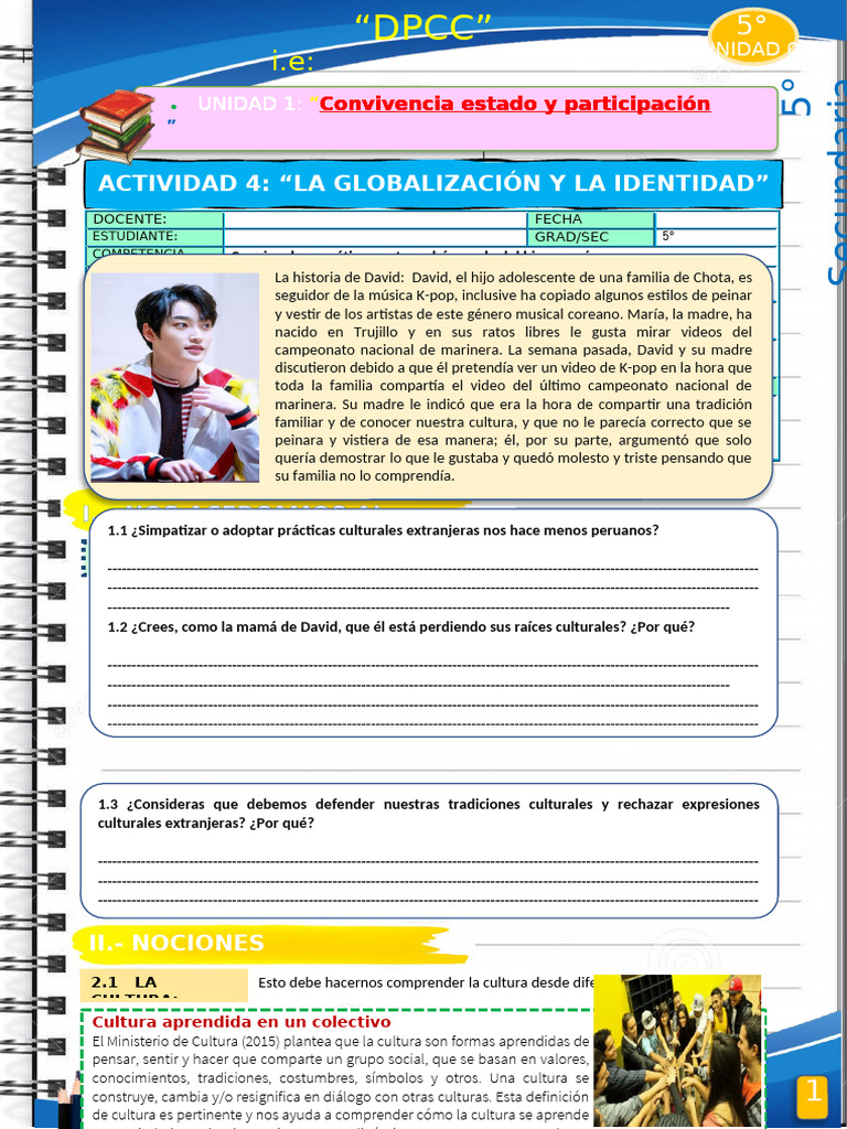 5° Dpcc-Actv.4-Uni 1-2024 | PDF