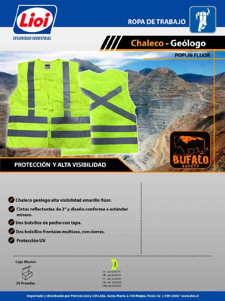 FT Chaleco Poplin Fluor | PDF