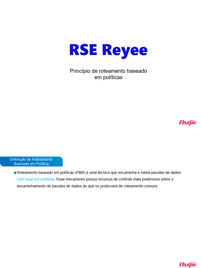 2 8 1 Policy Based Routing Principle Pbr | PDF