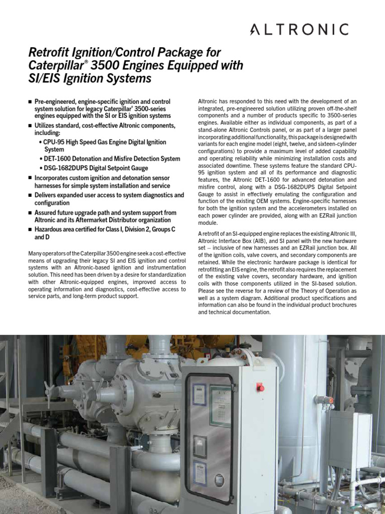 Cat 3500 Upg 8 22 | PDF