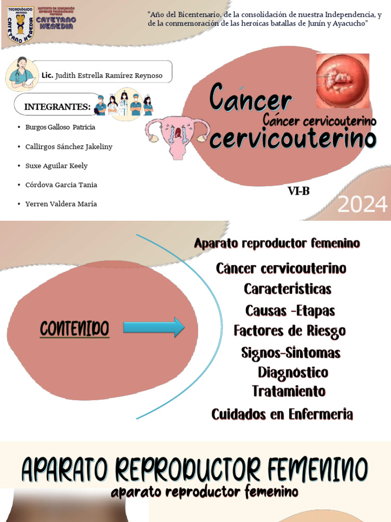 Cáncer Cervicouterino-1 | PDF | Cáncer de cuello uterino | Cáncer