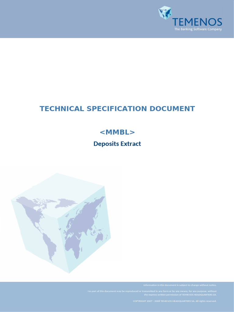 TSD Deposits Ext | PDF