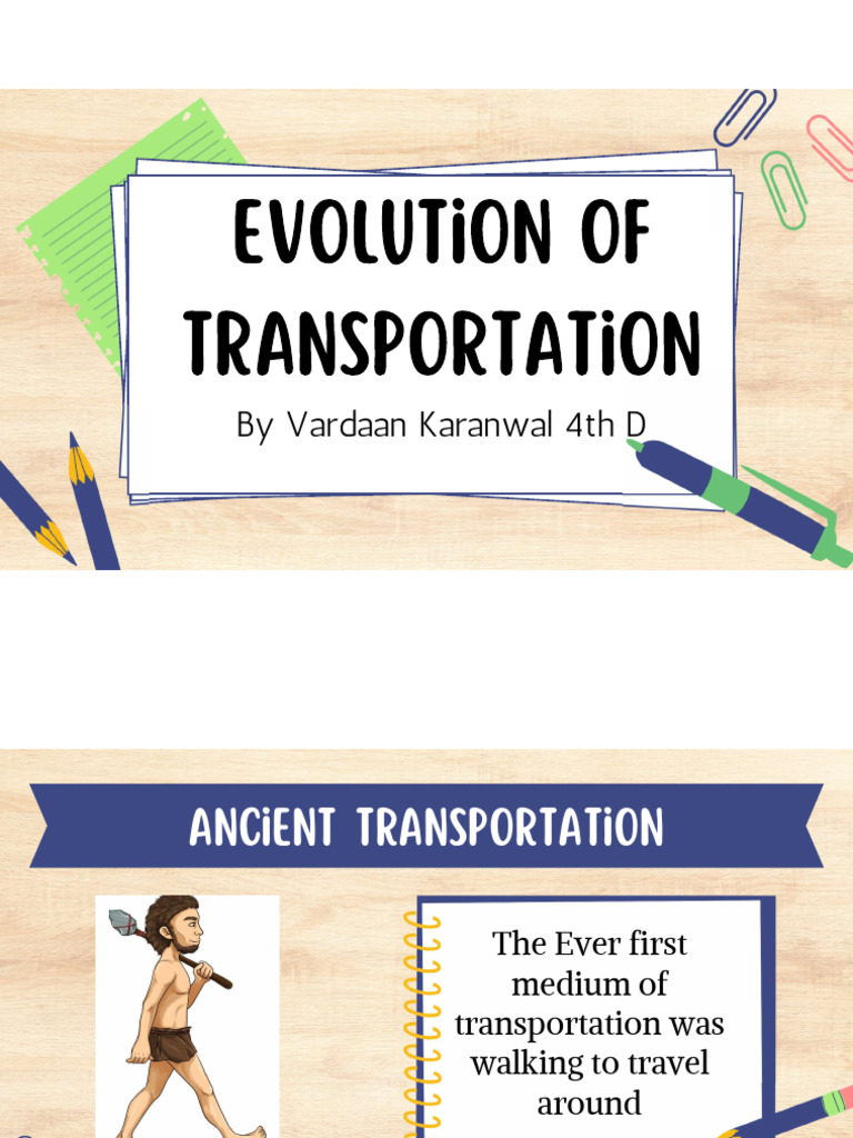 FA2-Vardaan Karanwal-SST-THE EVOLUTION OF TRANSPORTATION | PDF