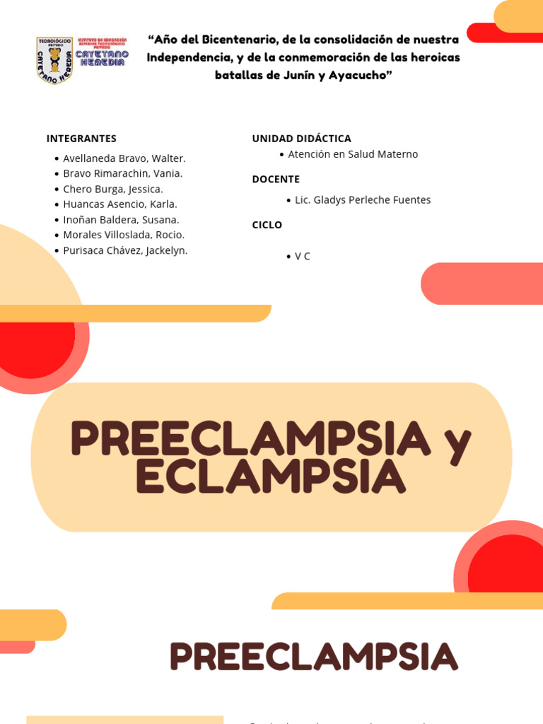Preeclampsia y Eclampsia en Embarazo | PDF | Maternal Health | Human ...
