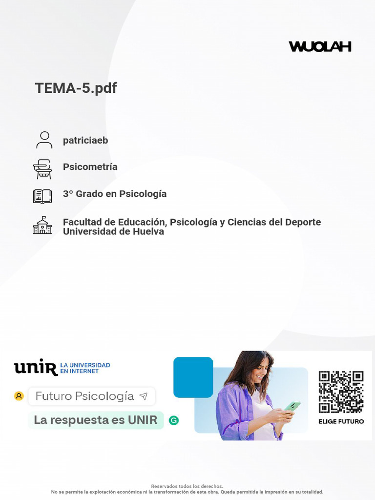 Wuolah Free TEMA 5 | PDF