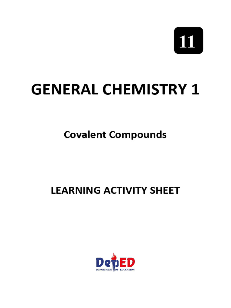 MELC 5 Covalent Compounds | PDF