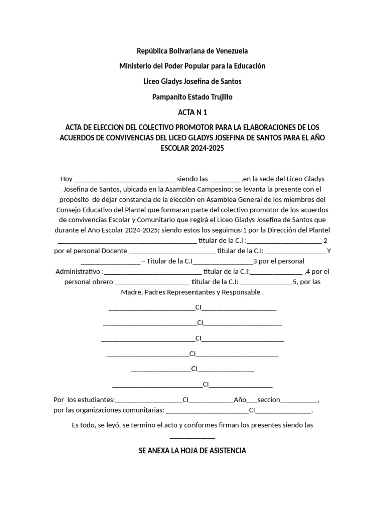 ACTAS PARA IMPRIMIR para Mañana | PDF | Gobierno