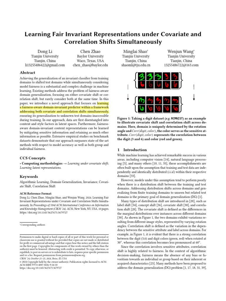 Learning Fair Invariant Representations | PDF