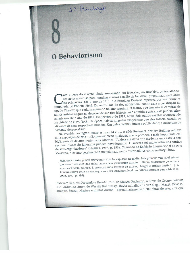 O Behaviorismo | PDF