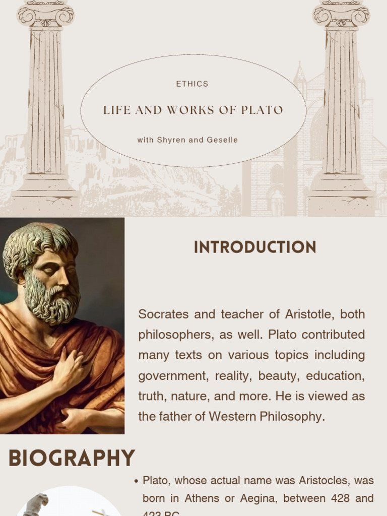 Life and Works of Plato - 20240923 - 202429 - 0000 | PDF | Plato | Socrates
