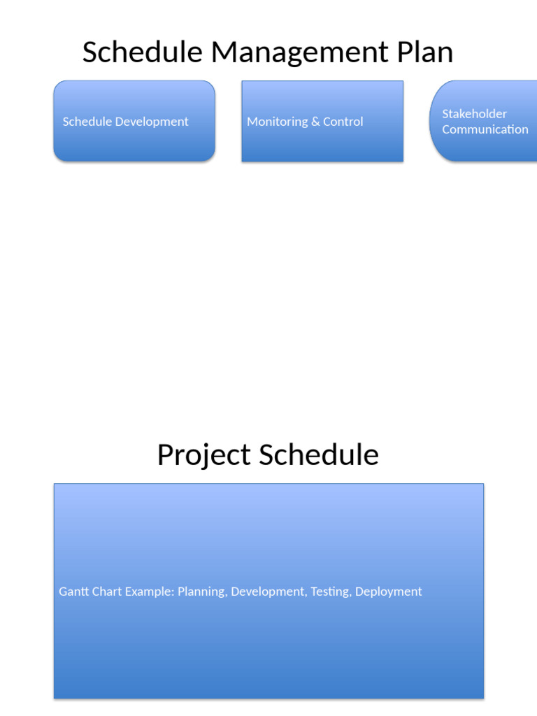 Project Management Plan Presentation | PDF