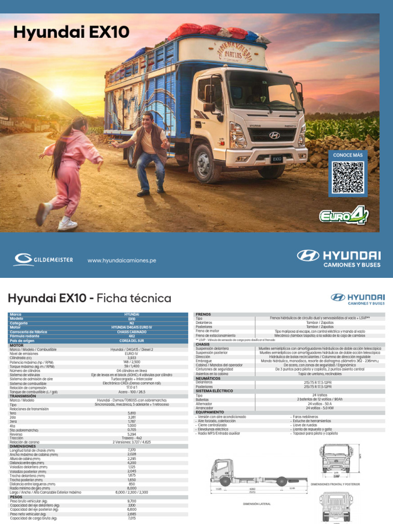 FT-EX10 Ficha Tecnica | PDF | Vehículo de motor | Tecnología de vehículos